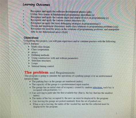 Solved Learning Outcomes Recognize And Apply The Software