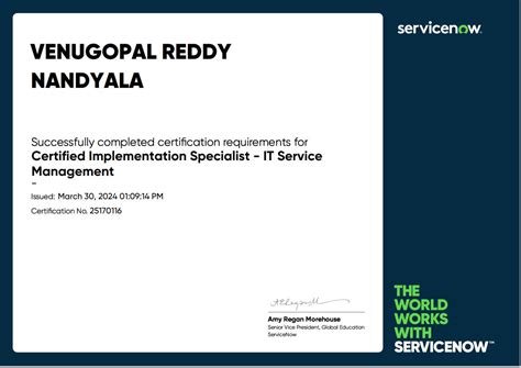 Venugopal Reddy Nandyala On Linkedin Learning Servicenow
