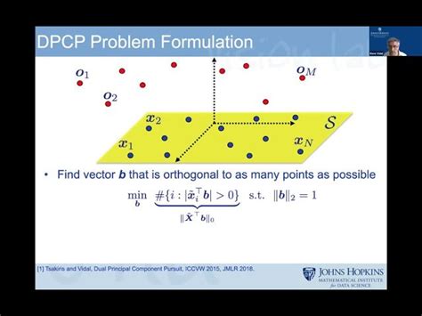 Free Video Dual Principal Component Pursuit From Fields Institute Class Central