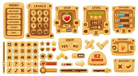 Game Ui Vector Art Icons And Graphics For Free Download