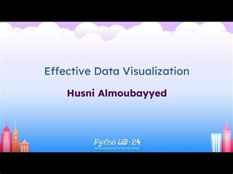 Free Video Effective Data Visualization In Python From Pycon Us