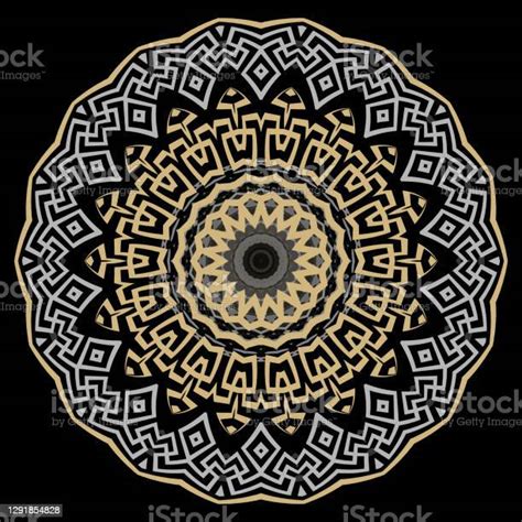 부족 민족 스타일 다채로운 만다라 패턴 그리스 장식 벡터 배경 기하학적 그리스어 키 원안 배경 장식 추상 꽃 장식 꽃 현대적인