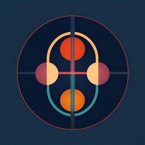 Símbolo Del átomo Foto Premium