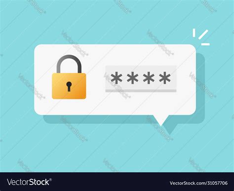 Password Secure Login Access Notice Royalty Free Vector