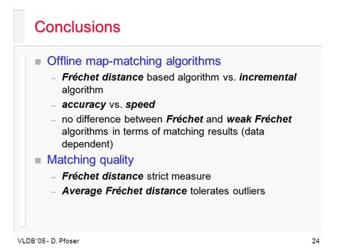 On Map Matching Vehicle Tracking Data Ppt Video Online Download