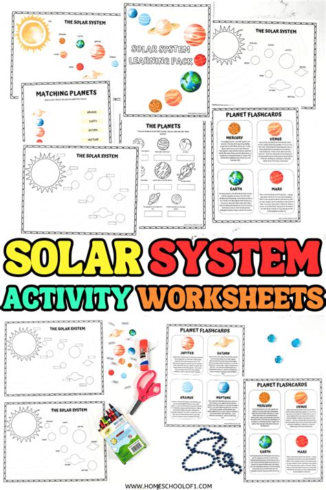 Worksheets Solar System Fun