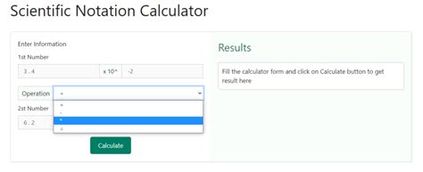 Scientific Notation Calculator Conversion Calculator With Steps