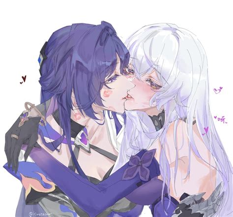 Acheron And Black Swan Honkai And More Drawn By Hiratechen Danbooru