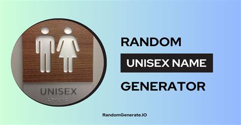 Unisex Name Generator 👥🌍