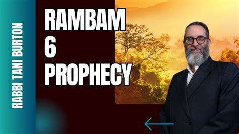 Maimonides13 Principles Of Faith Aimonides13 6 Prophecy Youtube