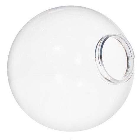 8 White Plastic Light Globe With 4 Twist Lock Neck Base
