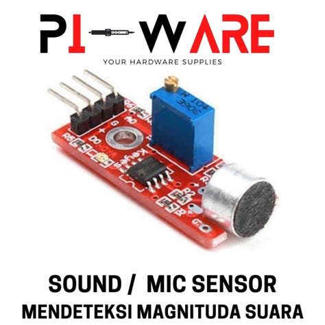 jual sound mic microphone sensor detection module mendeteksi magnitud