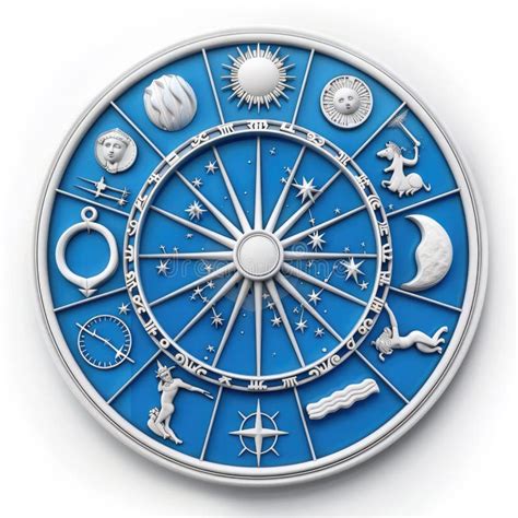 Celestial Zodiac Wheel A Detailed 3d Render Of Astrological Signs
