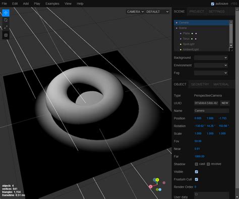Camera Scale Affects Light Intensity · Issue 26659 · Mrdoobthreejs