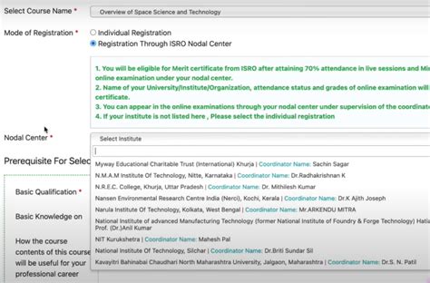isro offers a free online certification course on space science