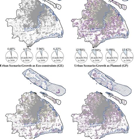 Flood Exposure Of Existing Urban And Future Urban Growth Scenarios The