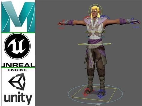 D Character Rig In Maya For Unreal Unity Games Animation Or Mocap Upwork