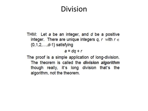 PPT C Discrete Math Integers And Modular Arithmetic PowerPoint Presentation ID