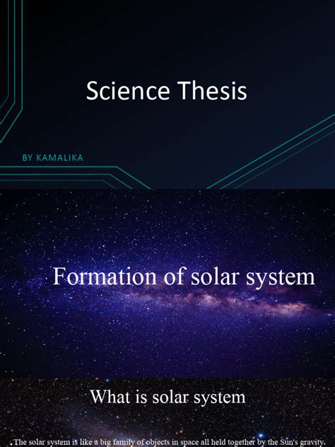 Science Thesis Pdf Plate Tectonics Solar System