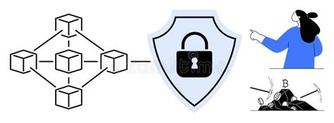 Blockchain Security With Illustrations Of Network Encryption And