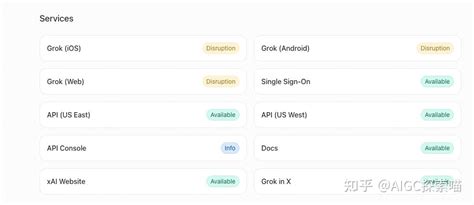 教你怎么查询grok3的官方服务器状态。 知乎