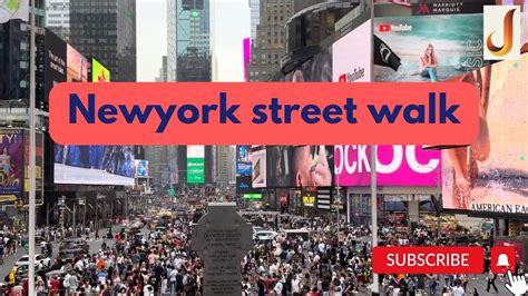 Exploring The Heart Of New York City A Street Walk Adventure Youtube