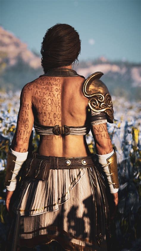 Kassandra Assassins Creed Odyssey Desenhos Para Tatuagem Feminina