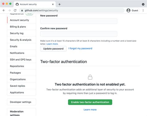 Github 2단계 인증otp 설정하는 방법