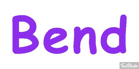 Bend Word Animated  Logo Designs