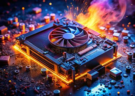 Unveiling The Inner Workings Of A Highperformance Gaming Graphics Card A Detailed Macro Exploded