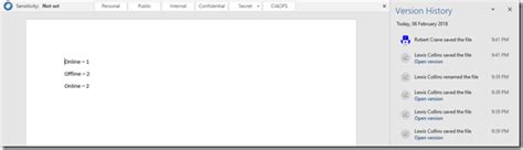 offline file conflicts with sharepoint online ciaops