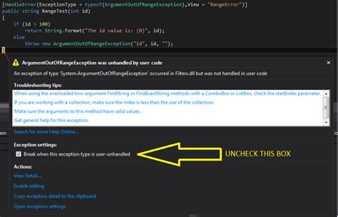 Mvc Why Doesnt My Exception Filter Catch Stack Overflow