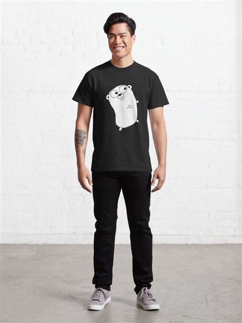 Go Golang Programming Language Logo Mascot Gopher T Shirt T Shirt By
