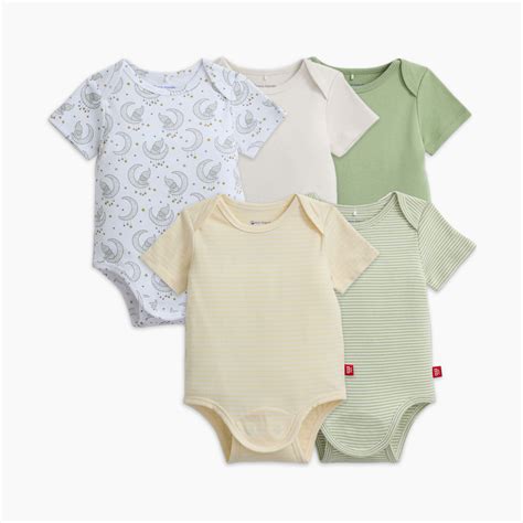 Magnetic Me Organic Cotton Magnetic Bodysuit 5 Pack Bundle Pastel