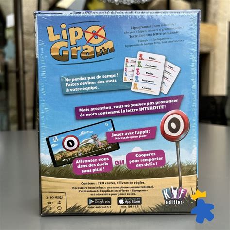 Lipogram Jeu Dambiance Et De Communication Avec Application Mobile