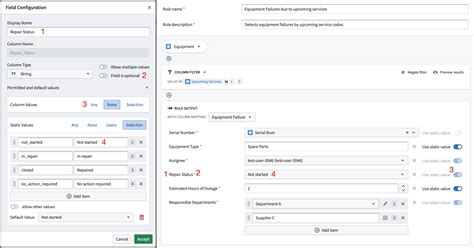 Foundry Rules • Settings And Customization • Permitted And Default Output