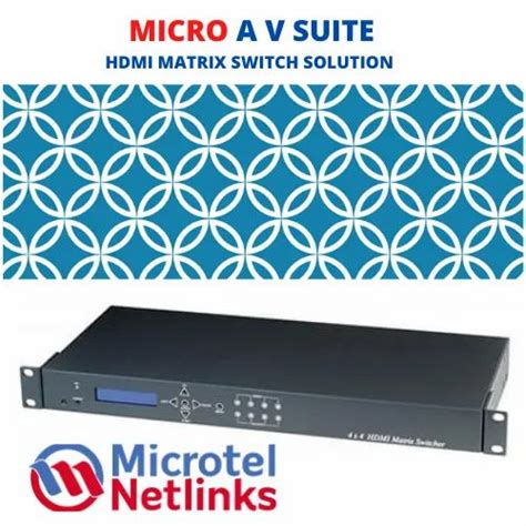 HDMI Matrix Switch Solution At Best Price In Surat By Microtel Netlinks Private Limited ID