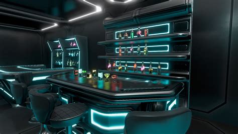 Sci Fi Bar Props