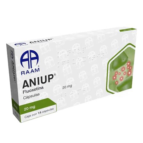 Aniup 20 Fluoxetina Mg C 14 Caps Raam Phemedica