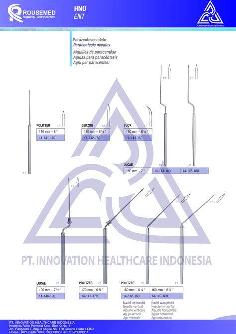 Paracentesis Needles