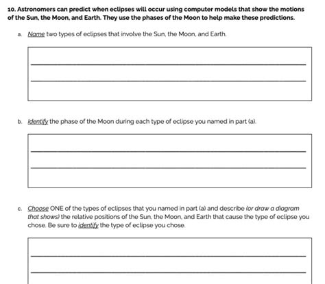 Mcas Practice Space Science By Rosecsci Tpt