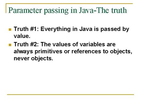 Programming Overview Part Ii Parameter Passing In C