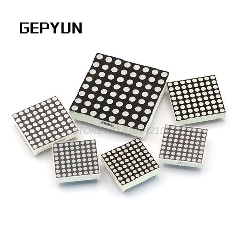 2 Stuks 8x8 8 8 Mini Dot Matrix Led Display Red Co Vicedeal