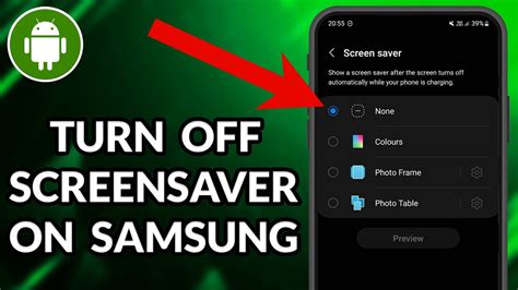 How To Turn Off Screensaver On Samsung Phone YouTube
