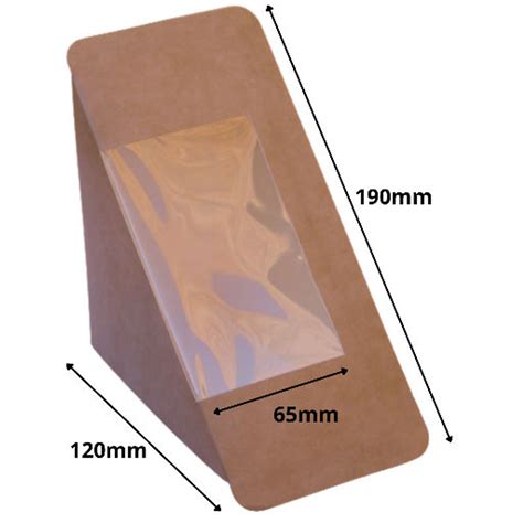 Cardboard Sandwich Packaging Cardboard Sandwich Wedge Biodegradable