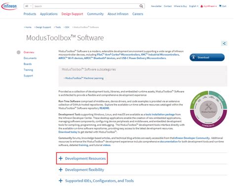 Modustoolbox™ Software Offline Development Package