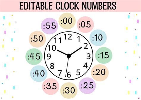 Free Printable Numbers For A Clock Download Free Printable Numbers For A Clock Png Images Free