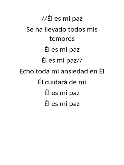 Él Es Mi Paz Pdf