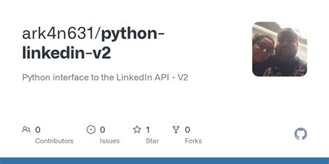 Github Ark4n631python Linkedin V2 Python Interface To The Linkedin Api V2