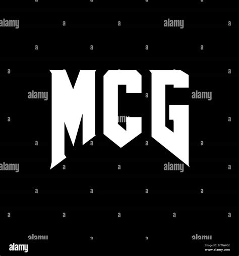 Mcg Letter Logo Design For Technology Company Mcg Logo Design Black